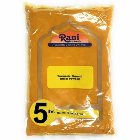 Turmeric (haldi) Root Powder- 80oz (5lbs ) 2.27kg - Rani Brand ...