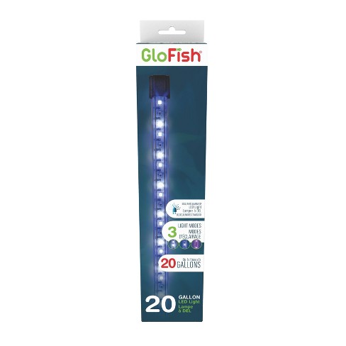 Glofish 10" Led White, Blue And Magenta Light Stick For Fish Aquariums ...