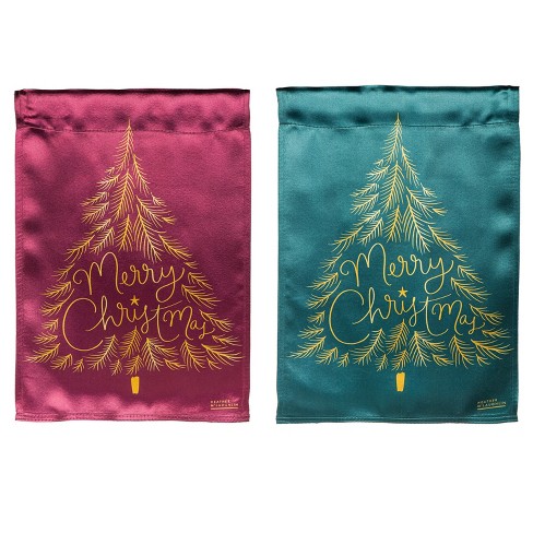 Evergreen Trees Reversible Lustre Garden Flag 12 X 18 Inches Indoor ...