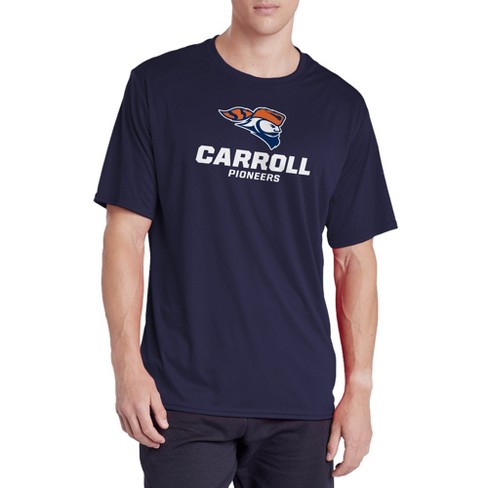 Carroll University Adult Sport Active T-shirt Primary Logo, Navy, Large ...