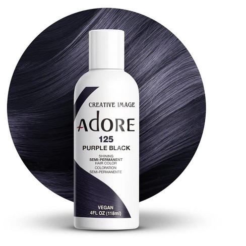 Creative Image Adore Semi-permanent Hair Color - 125 Purple Black ...