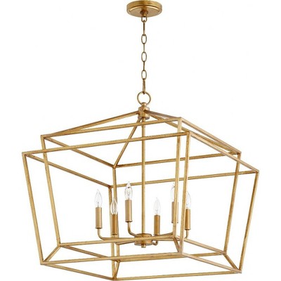 Quorum Lighting Monument 6-light Gold Leaf Linear Pendant : Target