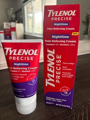 Tylenol Topical Analgesic Night-Time Pain Relieving Cream - 4 fl oz ...