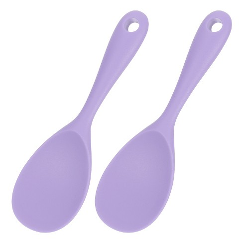 Unique Bargains Non-stick Heat Resistant Silicone Rice Paddle 2 Pcs ...