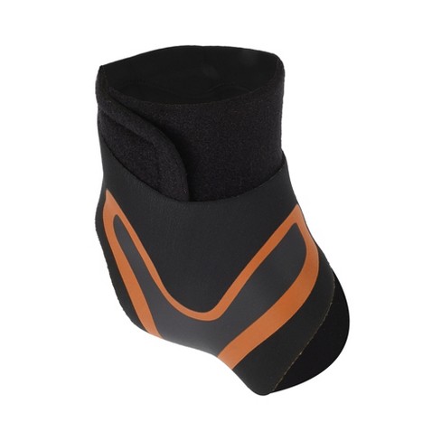 Unique Bargains Adjustable Left Foot Ankle Support Brace X-large Black ...
