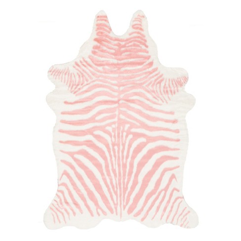 Nuloom Alyssa Faux Zebra Cowhide Area Rug : Target