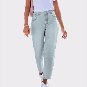 Women's Light Wash Mom Jeans - LASCANA : Target