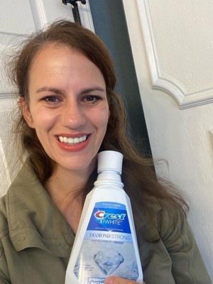 Crest 3D White Strength Whitening Mouthwash - Alcohol Free - Contains ...