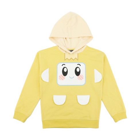 Lankybox Boxy Long Sleeve Boy's Yellow Cosplay Hoodie-6/7 : Target