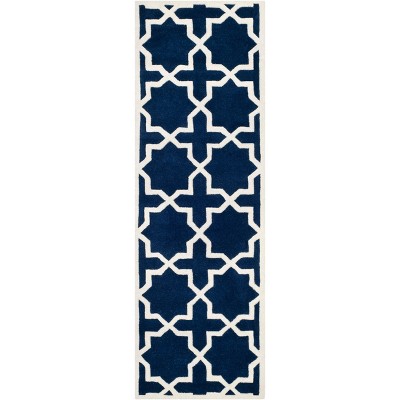 Chatham Cht734 Hand Tufted Runner Rug - Blue/ivory - 2'3"x11 ...