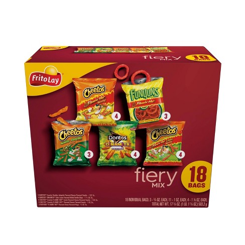 Frito-lay Variety Pack Fiery Mix - 18ct : Target