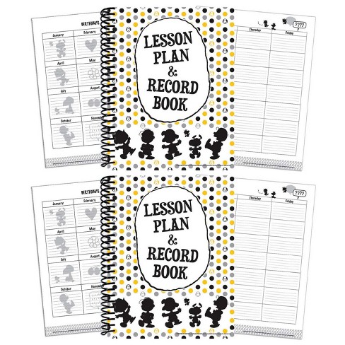 Eureka Peanuts Touch Of Class Lesson Plan & Record Book, Pack Of 2 : Target