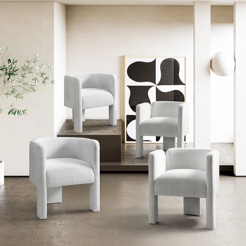 Elias Dining Chair With Three-legged Design,set Of 4 | Artful Living ...
