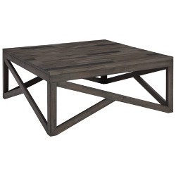 Johnelle Rectangular Cocktail Table Gray - Signature Design By Ashley ...