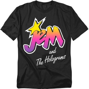 Men's Jem and the Holograms Logo T-Shirt : Target