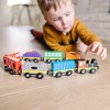 Melissa & Doug Wooden Train Cars : Target