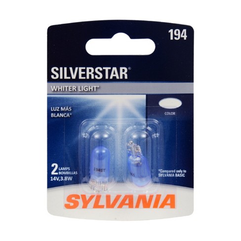 Sylvania 194 Silverstar High Performance Miniature Bulb, (contains 2 Bulbs) : Target