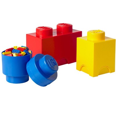 Room Copenhagen Lego 3-piece Storage Brick Set | Yellow| Green | Light ...