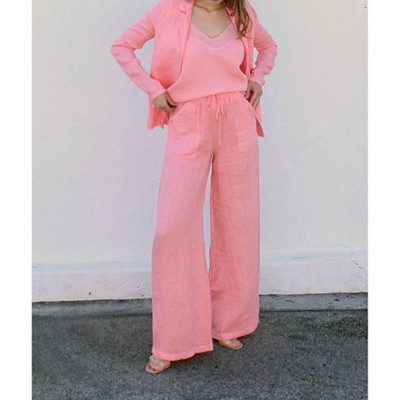 Women's Pocket Linen Pant - Starkx : Target