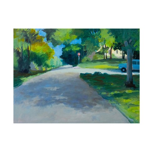 Trademark Fine Art - Jan L. Waldron Beacon Street Canvas Art - 24 X 18 ...