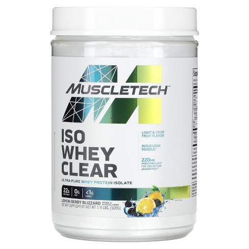Muscletech Iso Whey Clear, Ultra-pure Protein Isolate, Powder : Target