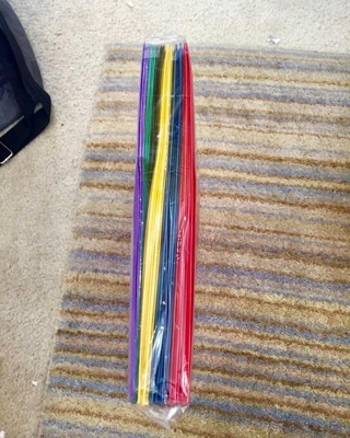 12pk Plastic Filing Portfolio With Prongs Multicolored - Up&up™ : Target