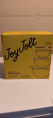 Joyjolt Stainless Steel Mixing Bowls With Silicone Base & Lids - Set Of ...