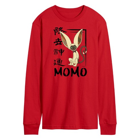 Men's Avatar: The Last Airbender Momo Cute Long Sleeve Graphic T-shirt ...