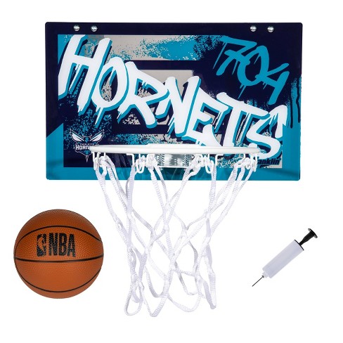 Nba Charlotte Hornets Over The Door Mini Basketball Hoop : Target