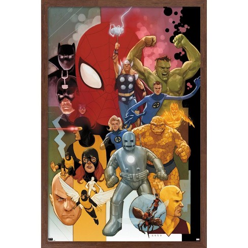Trends International Marvel Comics Marvel Universe - Noto Framed Wall ...