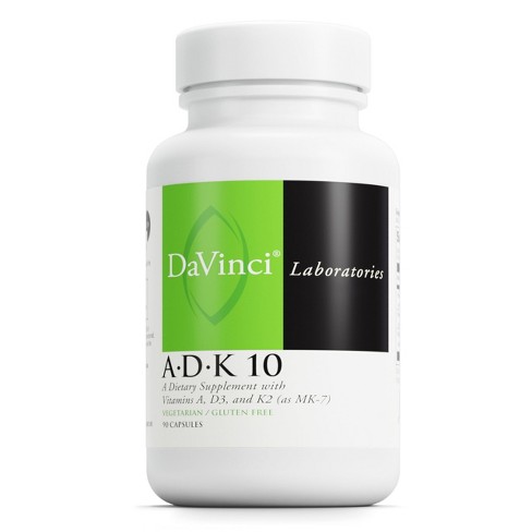 Davinci Labs Adk 10 - Supports Bone Structure, Heart Health And Immune ...