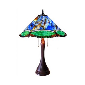 Chloe Lighting Ch15129bv17-tl2 Amphitrite Tiffany-style 2 Light ...