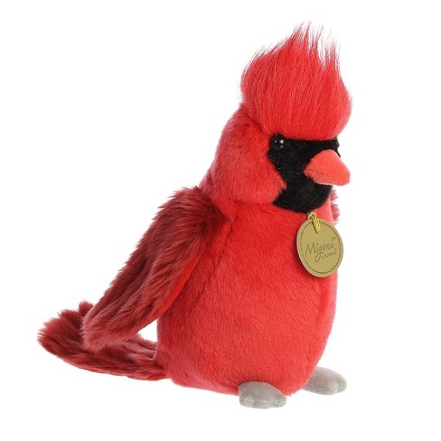 Aurora Small Cardinal Miyoni Realistic Stuffed Animal Red 8" : Target