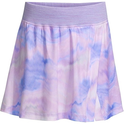 Lands' End Girls Split Hem Active Skort - Large - Lilac Texture : Target