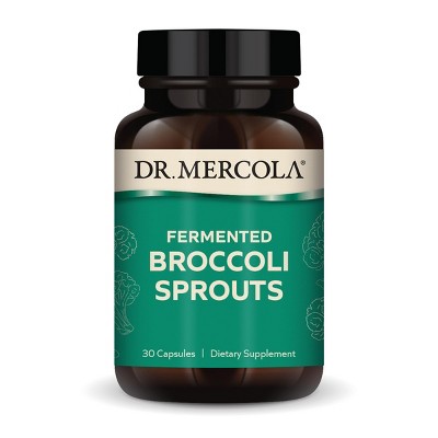 Dr. Mercola Fermented Broccoli Sprouts, 30 Servings (30 Capsules ...