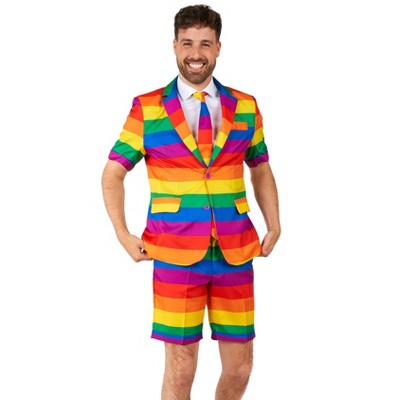 Suitmeister Men's Halloween Costume Blazers - Party Animal Neon ...