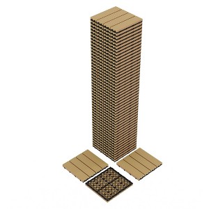 Composite Interlocking Deck Tiles - All Weather Waterproof Patio ...