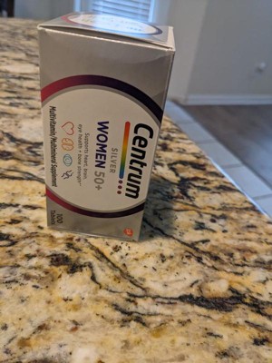 Centrum Silver Women 50+ Multivitamin / Multimineral Dietary Supplement ...