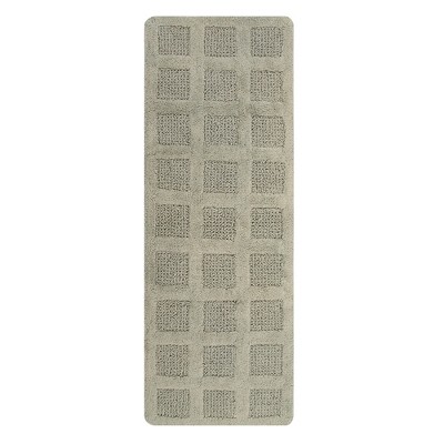 Knightsbridge Square Honeycomb 100% Cotton Reversible Bath Rug 22 X 60 ...