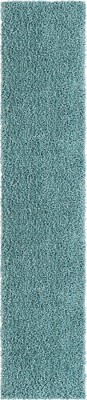 Unique Loom 2' 6 X 13' 0 Solid Shag Periwinkle Blue Area Rug : Target