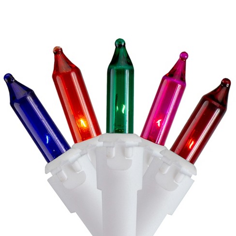 Northlight 50ct Mini String Lights Multi-color - 10' White Wire : Target