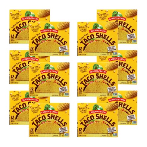 Garden Of Eatin' Yellow Corn Taco Shells - Case Of 12/5.5 Oz : Target