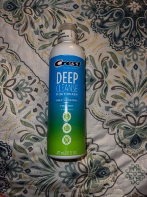 Crest Deep Cleanse Breath Control Mouthwash - Fresh Mint - 475ml : Target