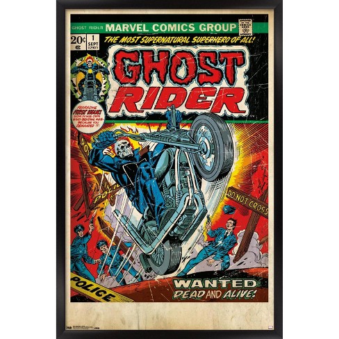Trends International Marvel Comics Ghost Rider - Cover #1 Framed Wall ...