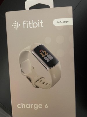 Fitbit Charge 6 - Porcelain / Silver Aluminum : Target