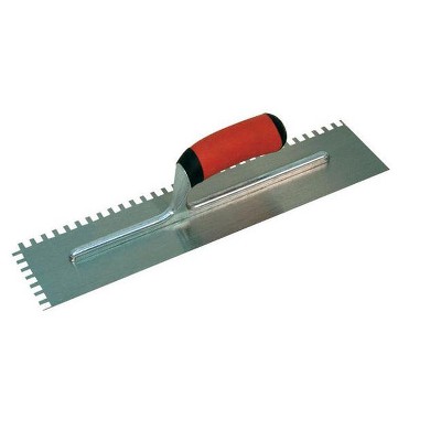 Marshalltown 4-1/2 In. W X 11 In. L Steel Notched Trowel : Target