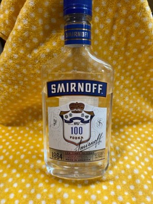 Smirnoff 100p Vodka - 375ml Bottle : Target