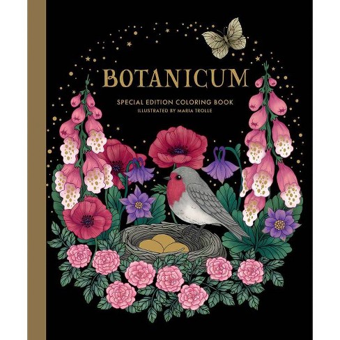 Botanicum Coloring Book - By Maria Trolle (hardcover) : Target