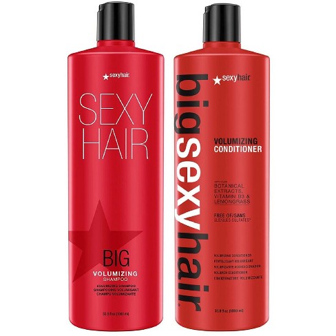 Big Sexy Hair Big Volumizing Shampoo & Volumizing Conditioner (33.8 Oz Xxl Liter Duo Set Kit ...