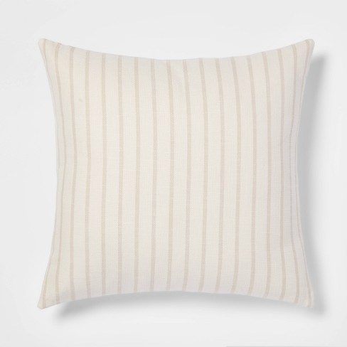 Oversized Cotton Striped Square Throw Pillow - Threshold™ : Target